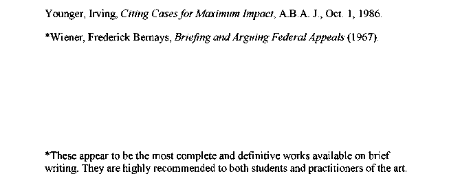 Appendix 5-4 Bibliography - Chapter 5 Appellate Brief Writing ...